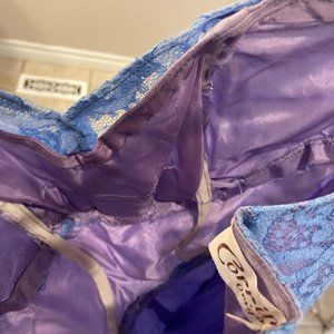Corrine Original | Dresses | 95 60s Vintage Blue And Purple Dress ...